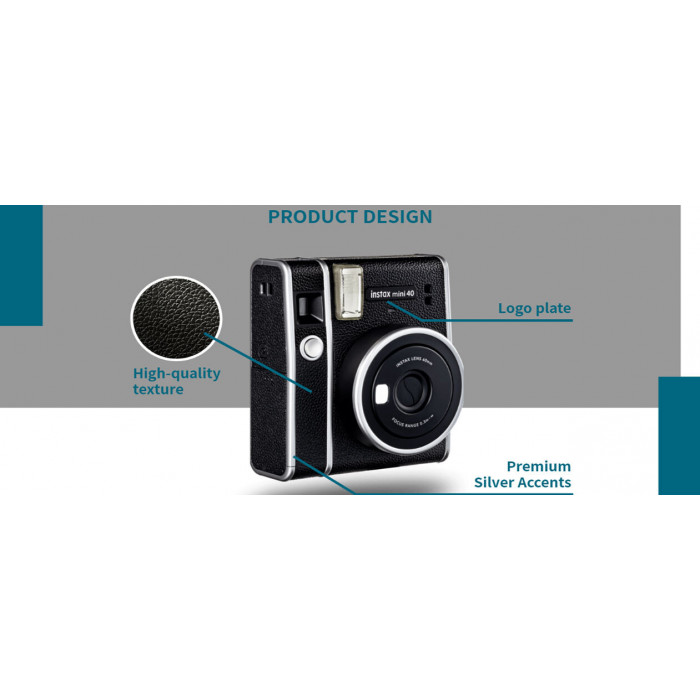 Fotoaparat Instax Intex Mini 40 qara - instax.az